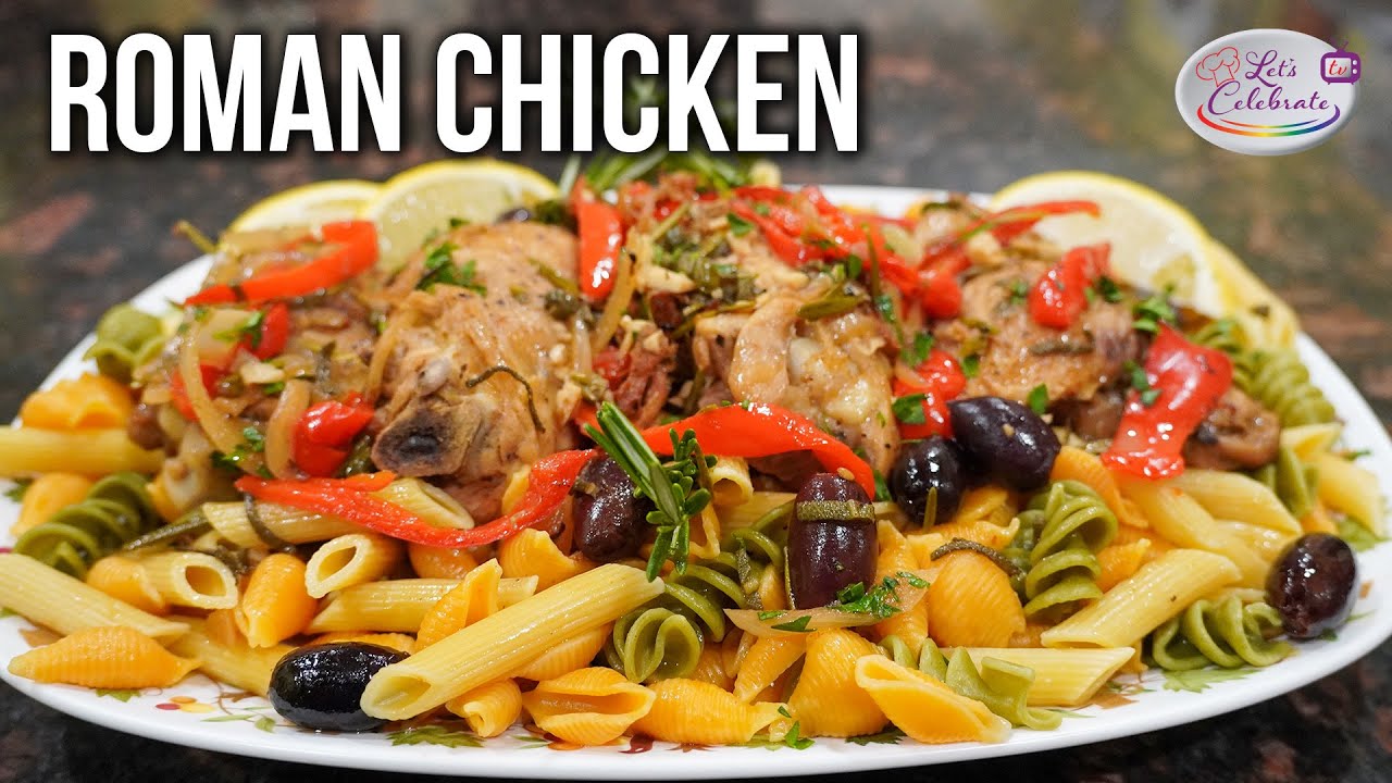 How to Make Roman Chicken - Chicken Cacciatore With No Tomatoes - Let's ...