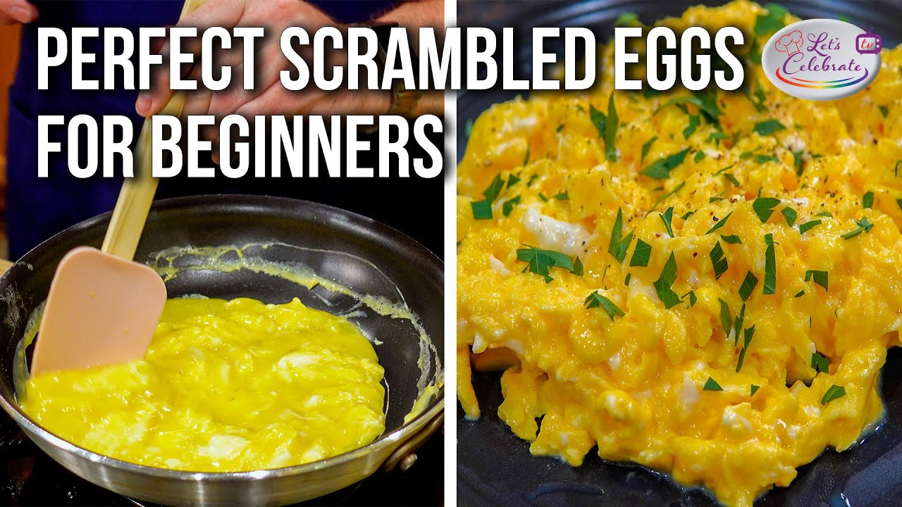 How to Make Scrambled Eggs for Beginners - Basic Kitchen Skills - Let's ...