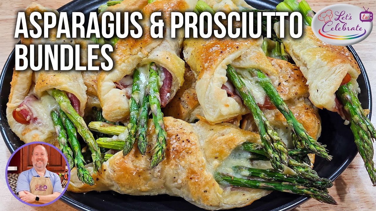 Puff Pastry Bundles: Asparagus, Prosciutto and Cheese Magic - Let's ...
